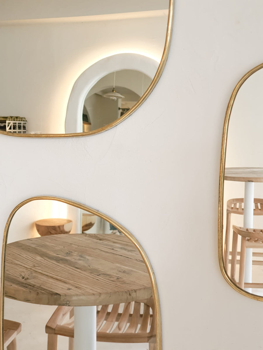 Brass Niche Wall Mirror Set | Jagger and Wolf